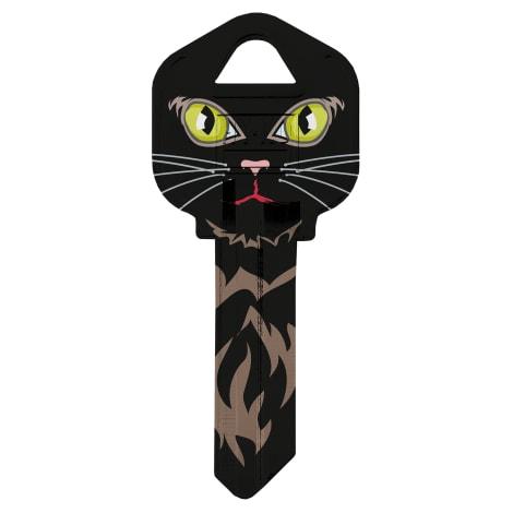 KW1-37 Black Cat Face Key Blank by Hy-Ko Products at Fleet Farm