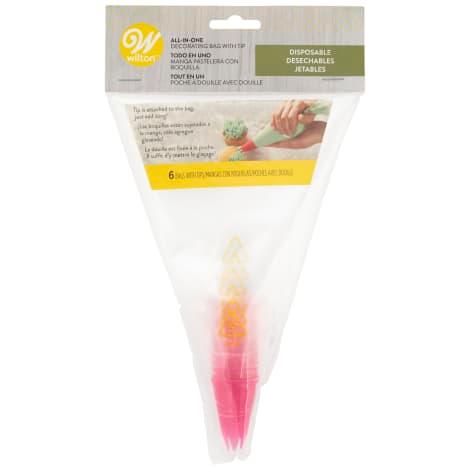 All-In-One Disposable Decorating Bags with Tips 6 ct. by Wilton at ...