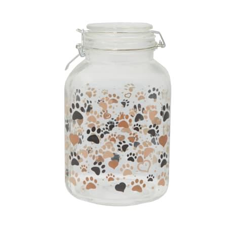 3000mL Clamp Jar W/Paw Print by Kamenstein at Fleet Farm