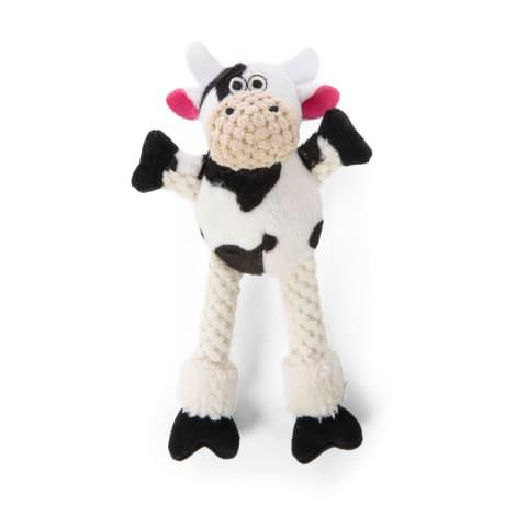 Checkers Skinny Cow Squeaker Dog Toy by goDog at Fleet Farm