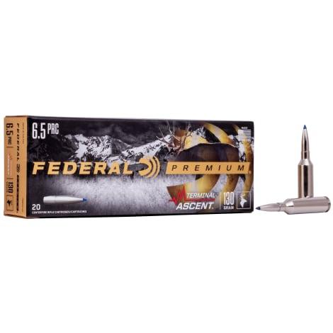 6.5 PRC Terminal Ascent 130 Grain Rifle Cartridges - 20 Rounds by ...