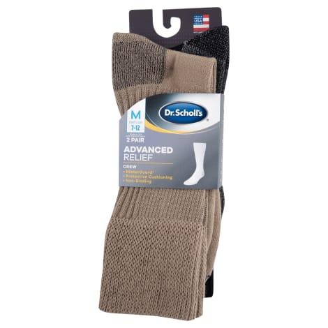 Mens Graduated Compression Crew Socks - 2 Pk by Dr. Scholl's at Fleet Farm