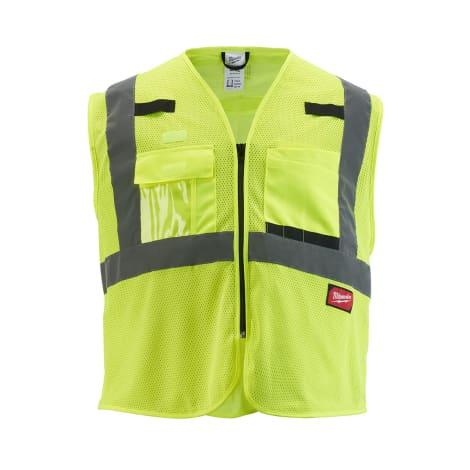 Class 2 High Visibility Yellow Mesh Safety Vest by Milwaukee at Fleet Farm