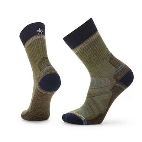 Men's Winding Trail Winter Moss Light Cushion Hiking Crew Socks by ...