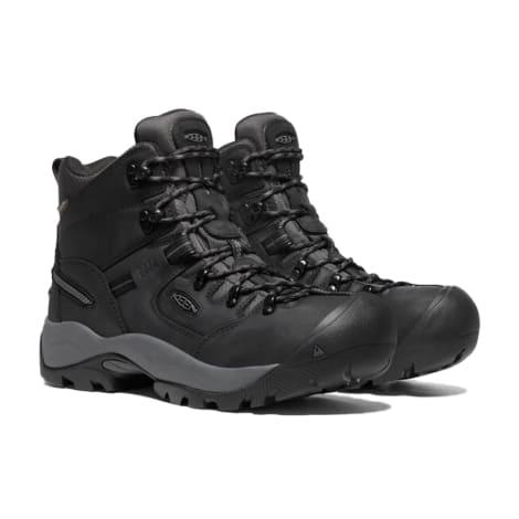 Men's Black/Forged Iron Pittsburgh Energy Carbon Toe Boots by KEEN at ...