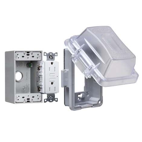 1-Gang, Complete In-Use Cover Kit - EXTRA DUTY® Hubbell WRTR 15 AMP ...
