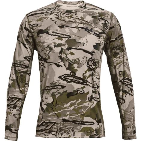 Men's Barren Camo/Black Iso-Chill Brushline Long Sleeve Shirt by Under ...