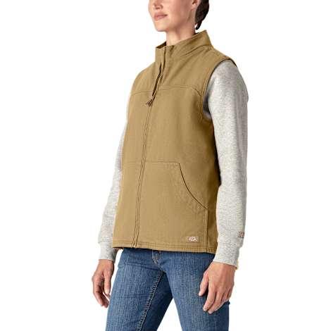 Women's Sherpa Lined Duck Vest by Dickies at Fleet Farm