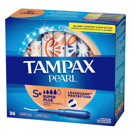 Pearl Super+ Unscented Plastic Tampons - 36 Ct by Tampax at Fleet Farm