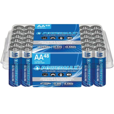 AA Alkaline Batteries - 48 Pk by Powermax at Fleet Farm