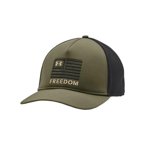 Men's Marine Green/Black Freedom Trucker Cap by Under Armour at Fleet Farm