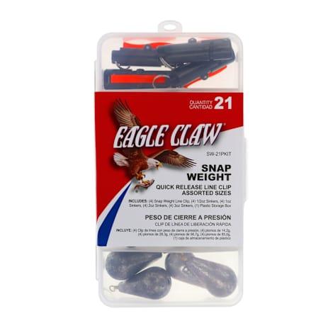 Snap Weight Quick Release Line Clip Kit with Assorted Weights - 21 Ct ...
