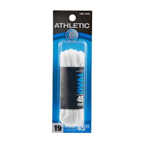 White Oval Athletic Shoe Laces by Shoe Gear at Fleet Farm
