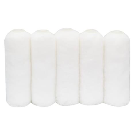 4 in. x 3/8 in. White Woven Mini Rollers Refills - 5 Pk. by Linzer at ...