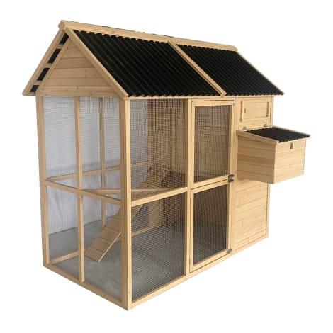Walk-In Hen House with PVC Roof by My Backyard Farm at Fleet Farm