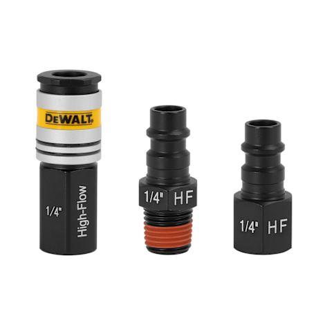 3 pc High Flow Couplers & Plugs 1/4 in NPT by DEWALT at Fleet Farm