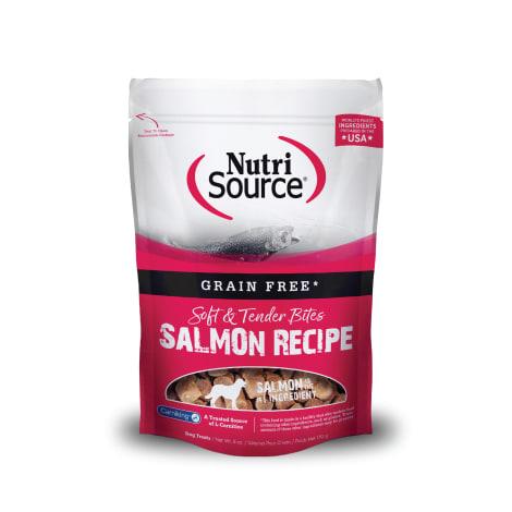 6 oz Grain Free Soft & Tender Bites Salmon Recipe Dog Treats by ...