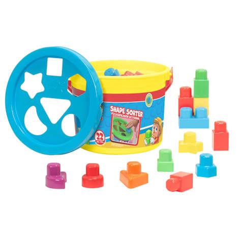 Block Sorter Bucket - 20 Pc. by Kids@work at Fleet Farm