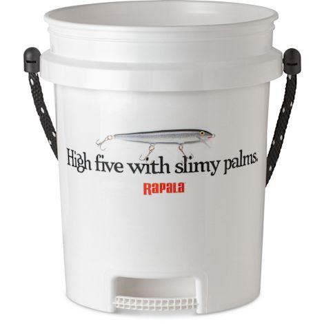 5 Gal. White Billboard Bucket by Rapala at Fleet Farm
