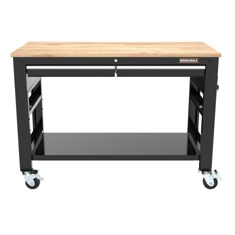 52 in. 2-Drawer Adjustable Height Workbench by Workmax at Fleet Farm