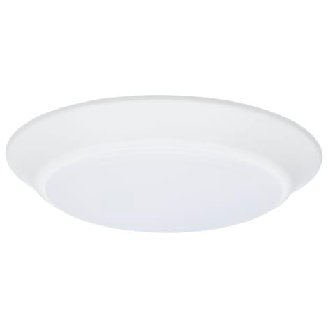 7 in. White LED Disk Light 6 Unit Contractor Pack 5-CCT Selectable by ...