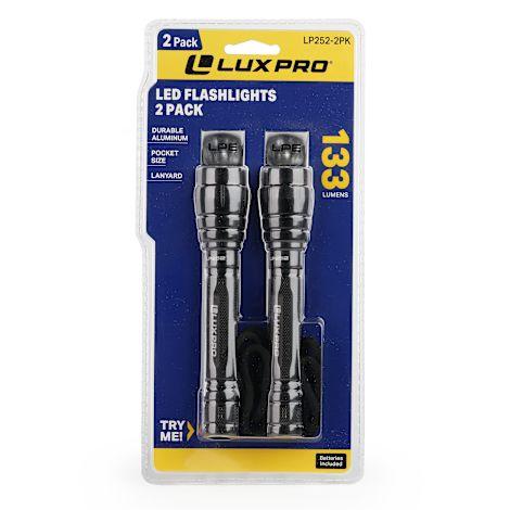 LED Flashlights - 2 Pk by Luxpro at Fleet Farm