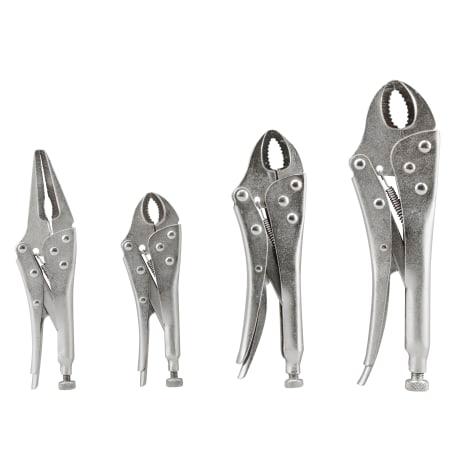 4 Pc. Locking Pliers Set by Steel Core at Fleet Farm