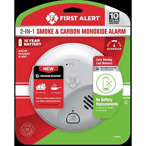 10-Year Battery 2-in-1 Smoke & CO Alarm by First Alert at Fleet Farm