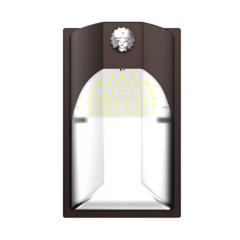100-Watt Equivalent Integrated LED Bronze Wall Pack Light by Halo at ...