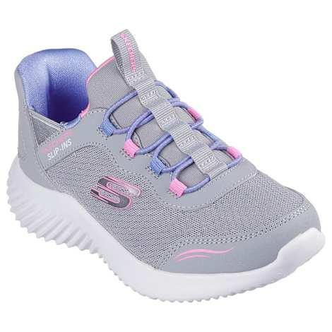 Girls' Grey Bounder Slip-Ins Shoes by Skechers at Fleet Farm