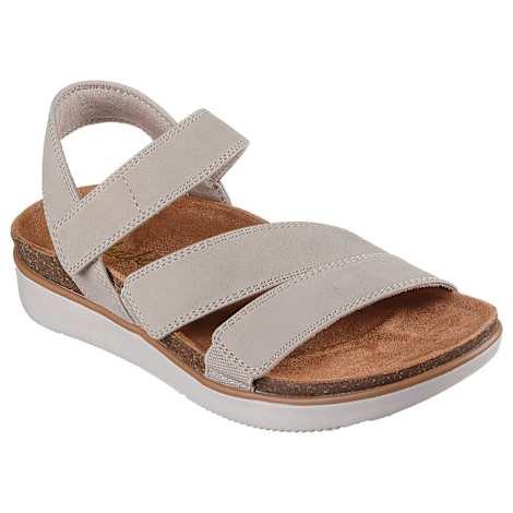 Cali Women's Taupe Lifted Comfort Sandals by Skechers at Fleet Farm