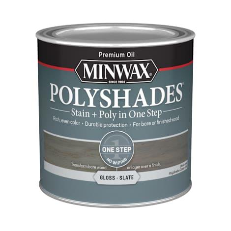 Slate PolyShades Stain & Polyurethane in 1 Step by Minwax at Fleet Farm