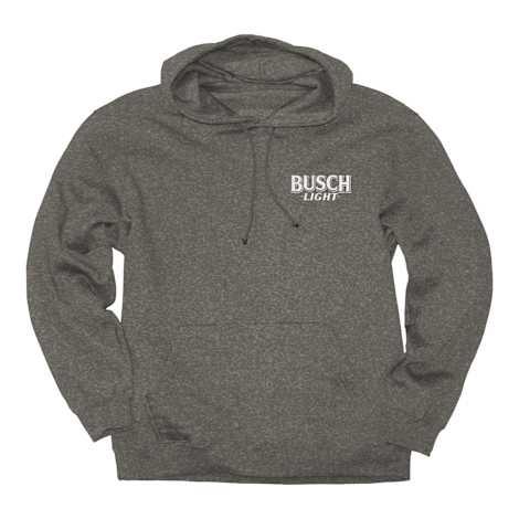 Men's Graphite Heather Buck Hoodie by Busch Light at Fleet Farm