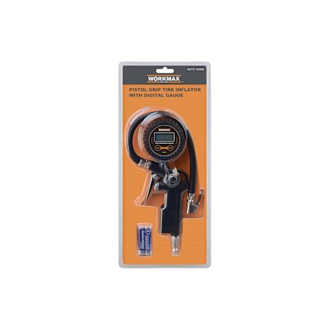 Pistol Grip Tire Inflator with Digital Gauge by Workmax at Fleet Farm