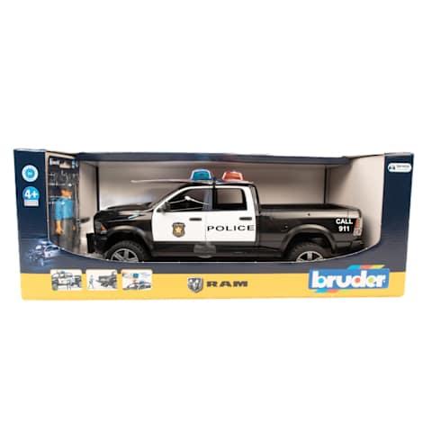 Ram 2500 Police Vehicle w/ Policeman and Light & Sound Module by bruder ...